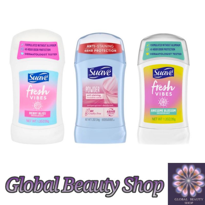 Jual Suave Fresh Vibes Deodorant (Awesome Blossom - Berry Bliss ...