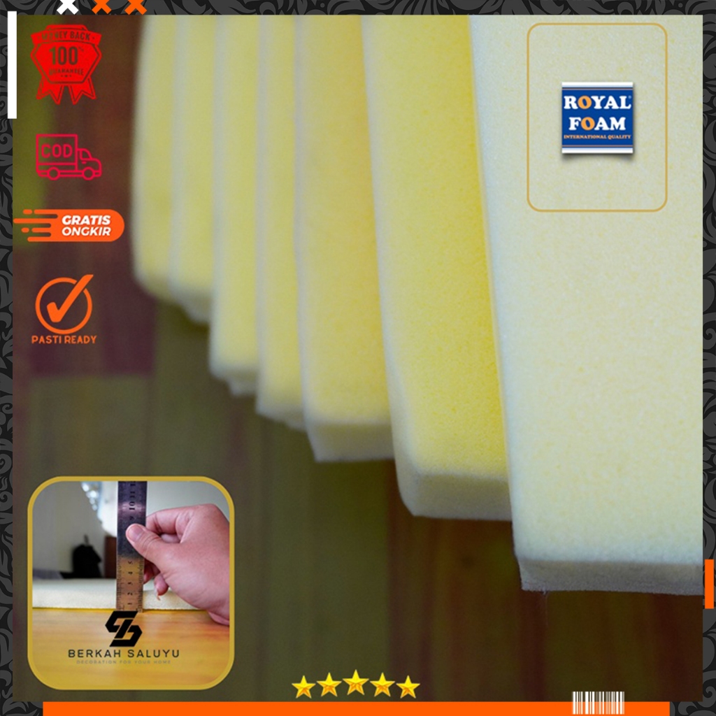 Jual Busa kuning Royal Foam empuk ukuran 200 cm x 150 cm x 2 CM ...
