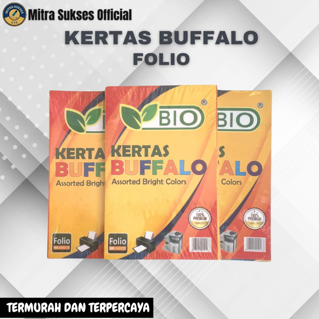 Jual [per 50 lembar] KERTAS BUFFALO UKURAN FOLIO | Shopee Indonesia