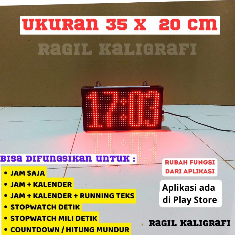Jual LED Display timer mundur - display hitung mundur - display ...