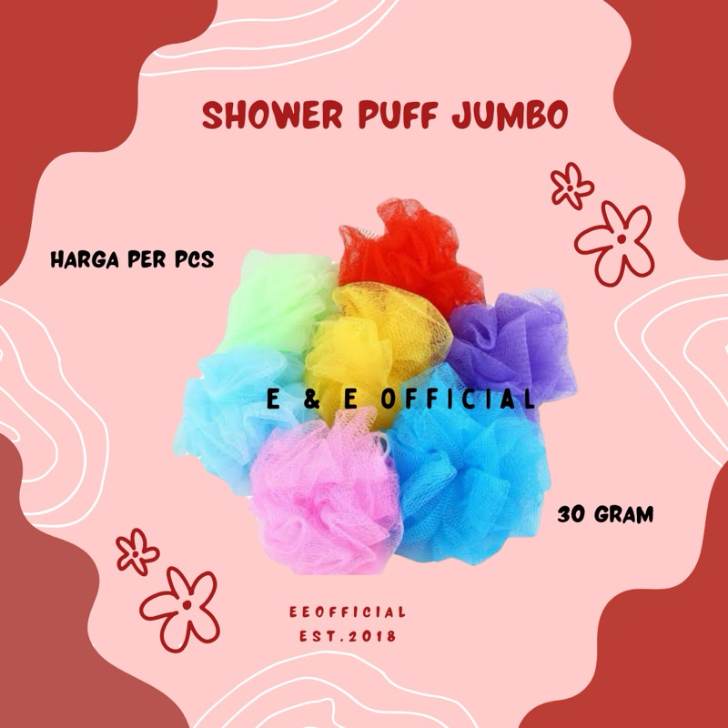 Jual JARING MANDI TEBAL / JARING BESAR / SHOWER PUFF 30 GRAM | Shopee ...