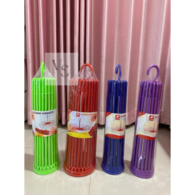 Jual Folding Hanger Bulat 30 Stik - Folding Hanger Jemuran gantung 30 ...