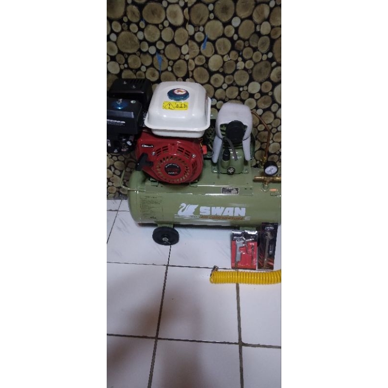 Jual kompresor angin swan SU-114 penggerak bensin GX 160 | Shopee Indonesia