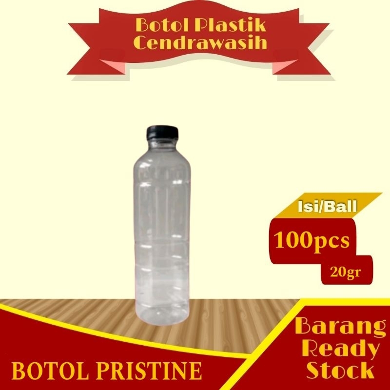 Jual Botol plastik 330ml / Botol plastik pristine 330ml ready !!! (min ...