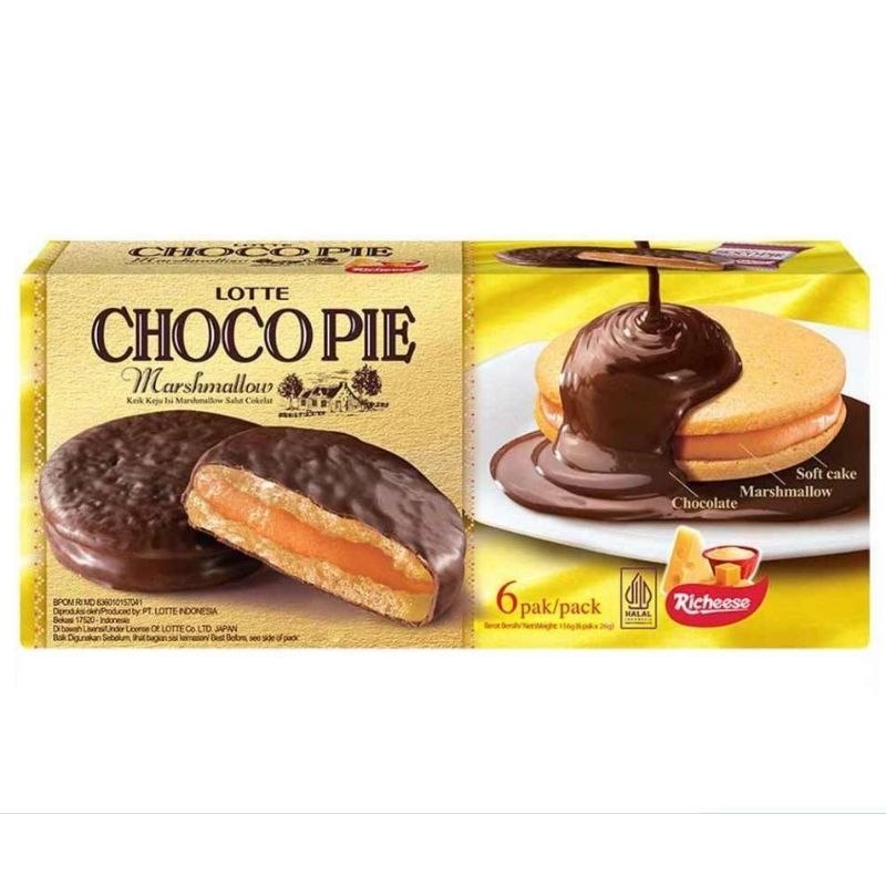 Jual Box - Choco - Pie marshmallow isi 12 pcs | Shopee Indonesia