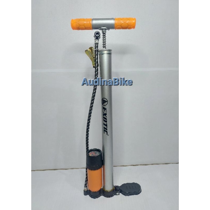 Jual Pompa Ban Sepeda Exotic ET-F1055-8 Pompa Tabung Meter Pompa Motor ...