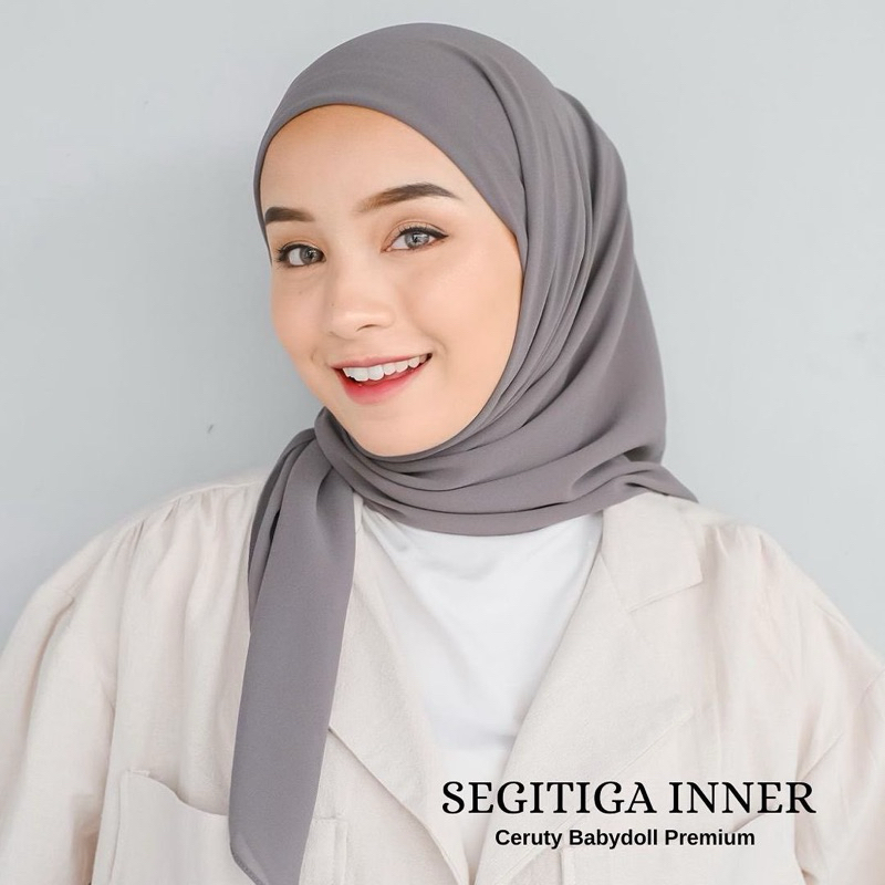 Jual 𝐌𝐀𝐊𝐎𝐙𝐀 - Hijab Segi Empat Instant Inner Premium | Segiempat Inner 2 layer Ceruty Babydoll ...