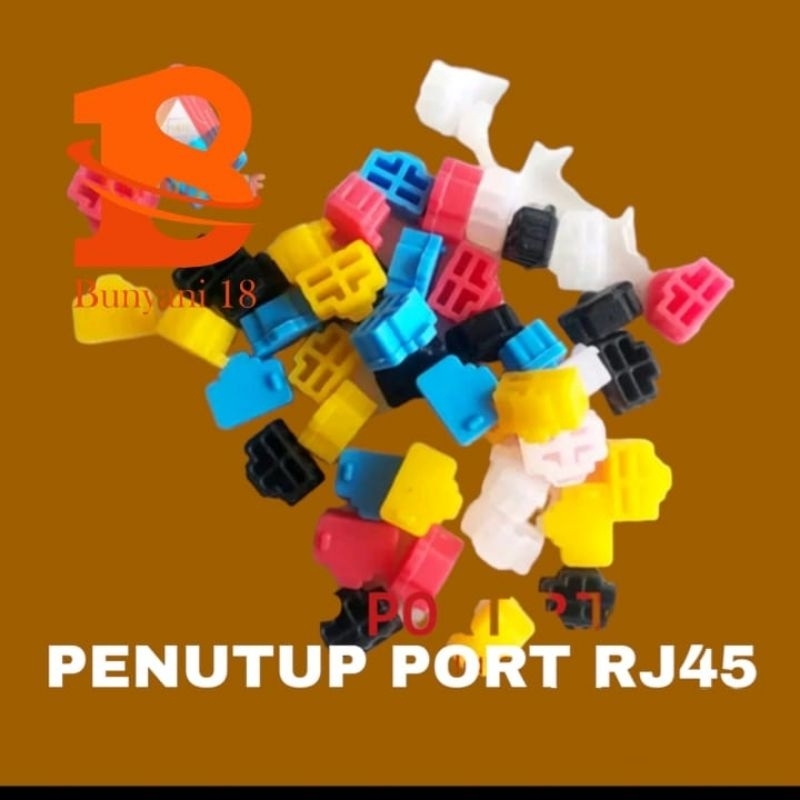 Jual PENUTUP DUST COVER PLUG PELINDUNG ANTI DEBU PORT RJ45 RJ 45 LAN ...