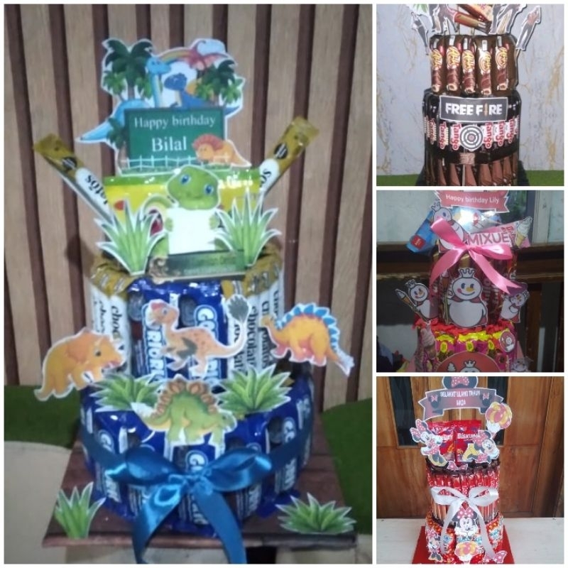 Jual Snack tower minnie mouse/snack ultah anak | Shopee Indonesia