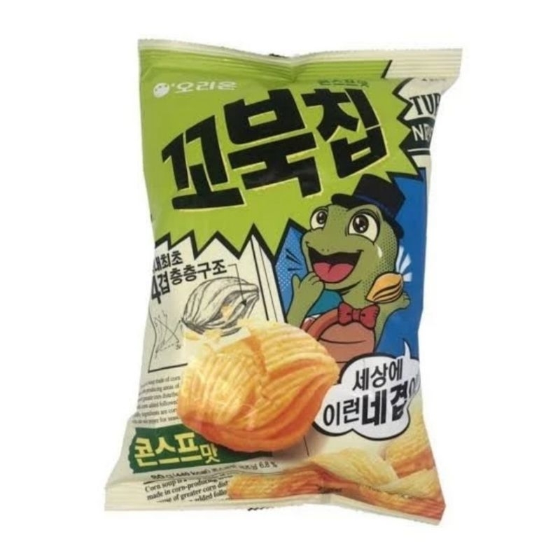 Jual Korea Snack Orion Turtle Corn Chips Turtlechips Makanan Ringan ...