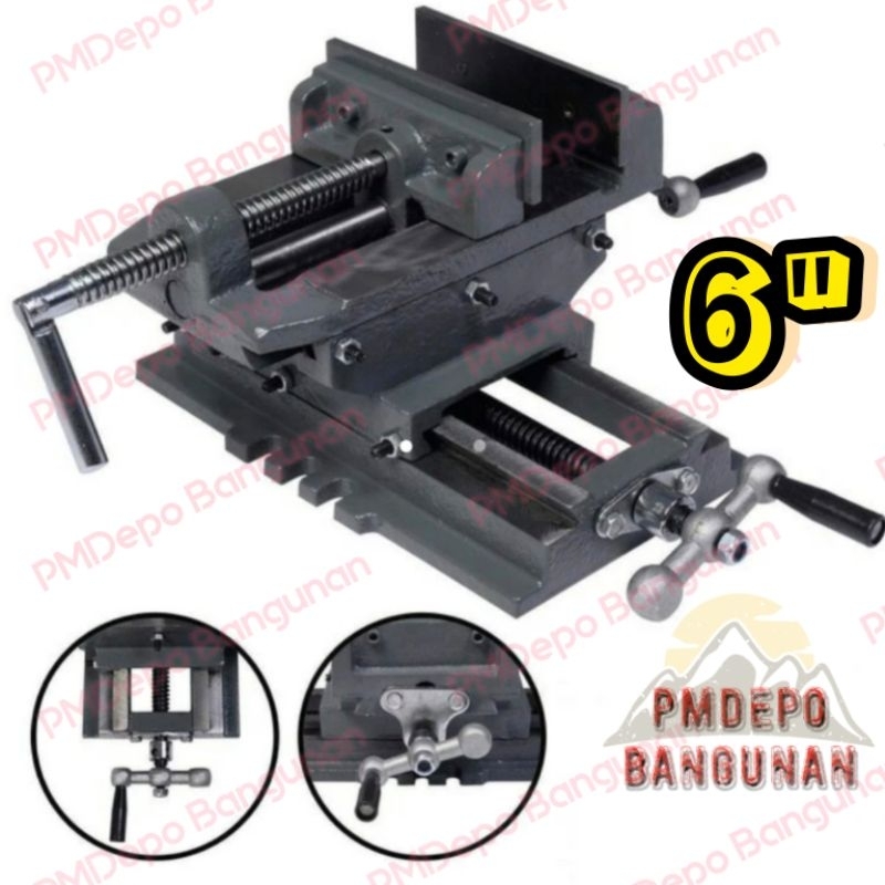 Jual Catok Cross / Catok Silang / Ragum Silang / Cross Drill Press Vice ...