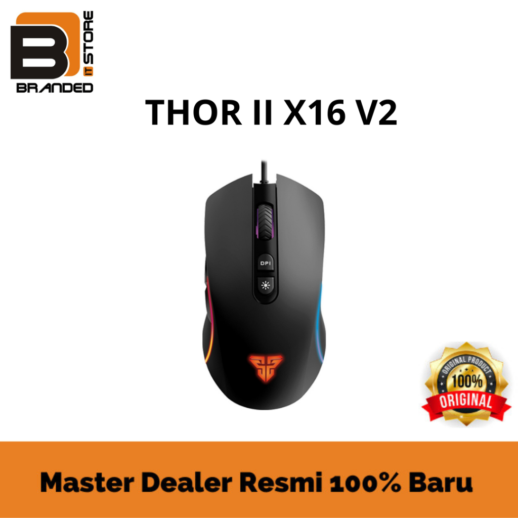 Jual Mouse Gaming Fantech Thor II X16 V2 Macro RGB Gaming Mouse ...