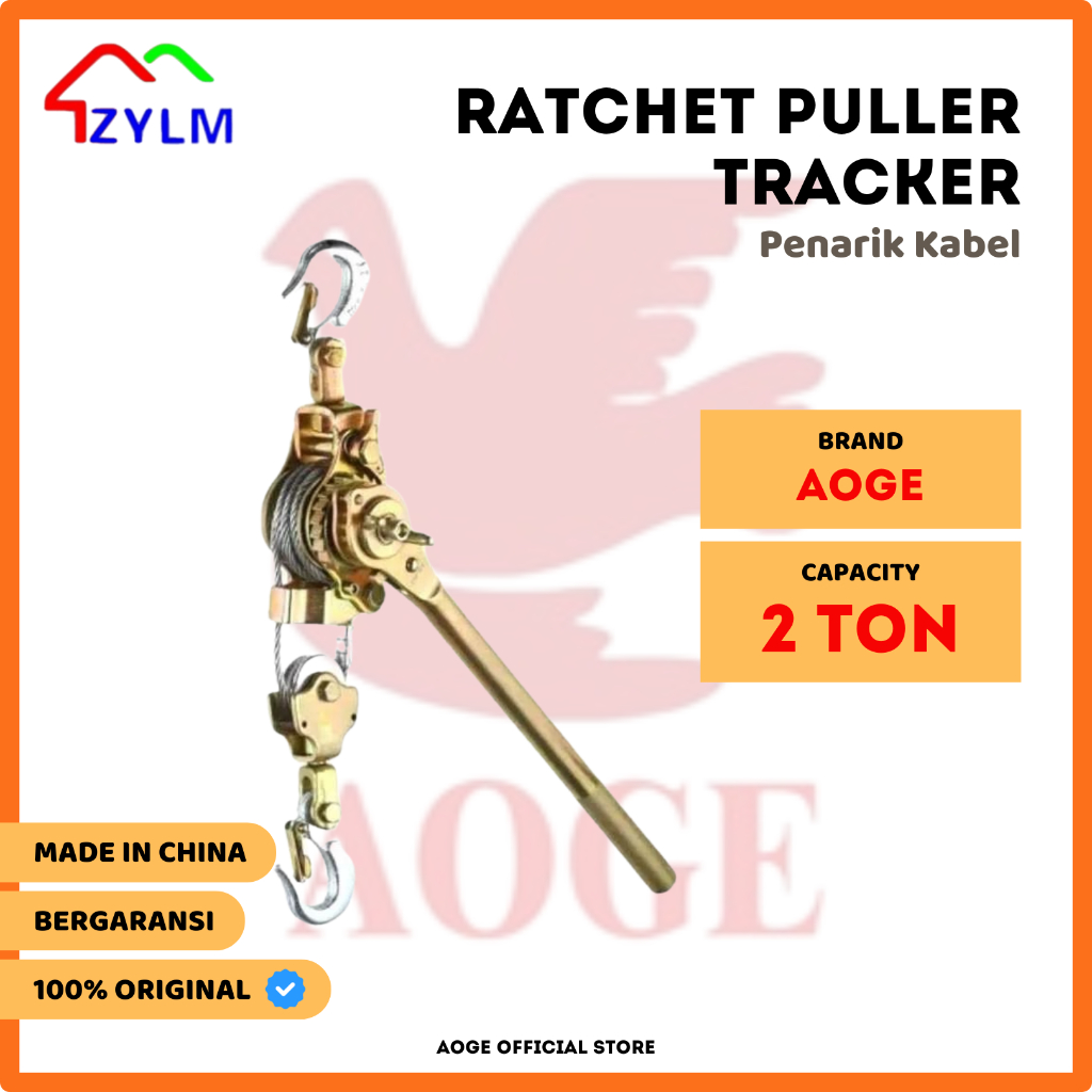 Jual AOGE Ratchet Puller Tracker 2 Ton - Penarik Kabel | Shopee Indonesia