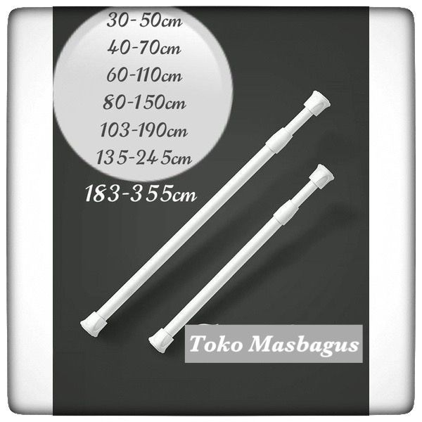 Jual TIANG FLEKSIBEL GORDEN/ TIANG PINTU/ TIANG TIRAI KAMAR MANDI ...