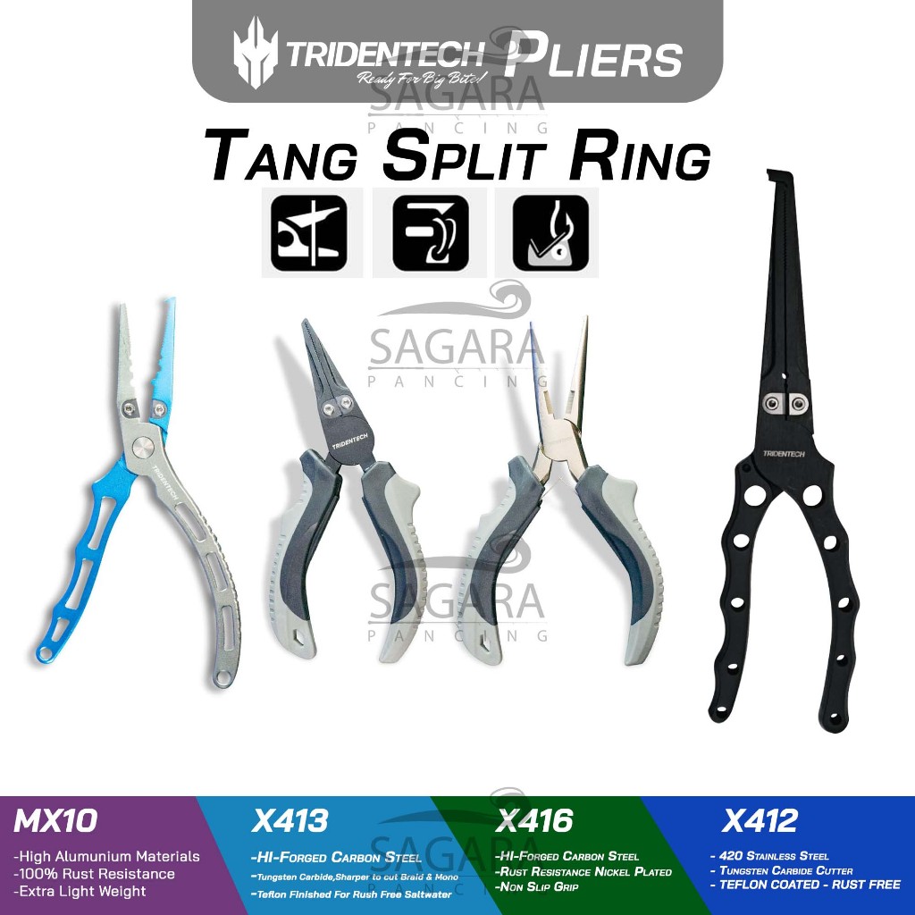 Jual Tang Split Ring Tridentech Pliers Tang Pancing Tang Mancing ...