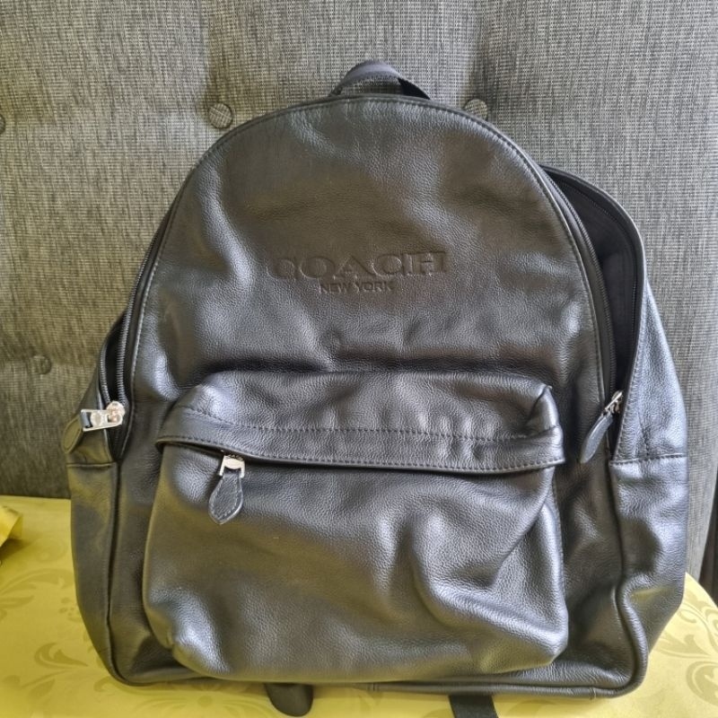 Jual Ransel Coach Hitam Muat Laptop | Shopee Indonesia