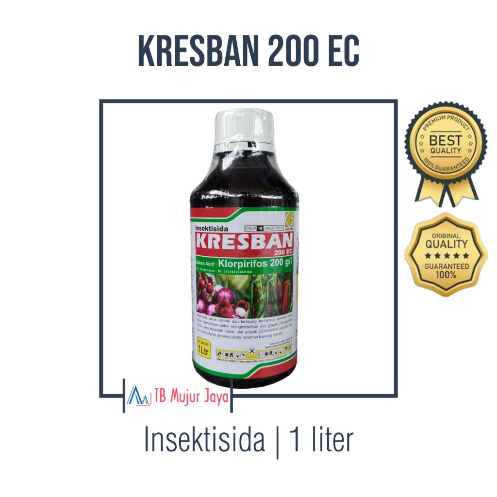 Jual Insektisida KRESBAN 200 EC 1 Liter | Shopee Indonesia
