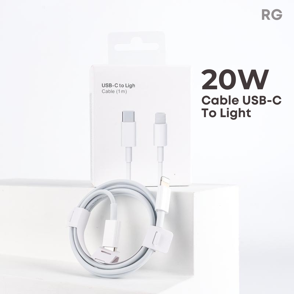 Jual Kabel Iph USB C To Lightning 20W Support Fast Charging Cable 1M ...