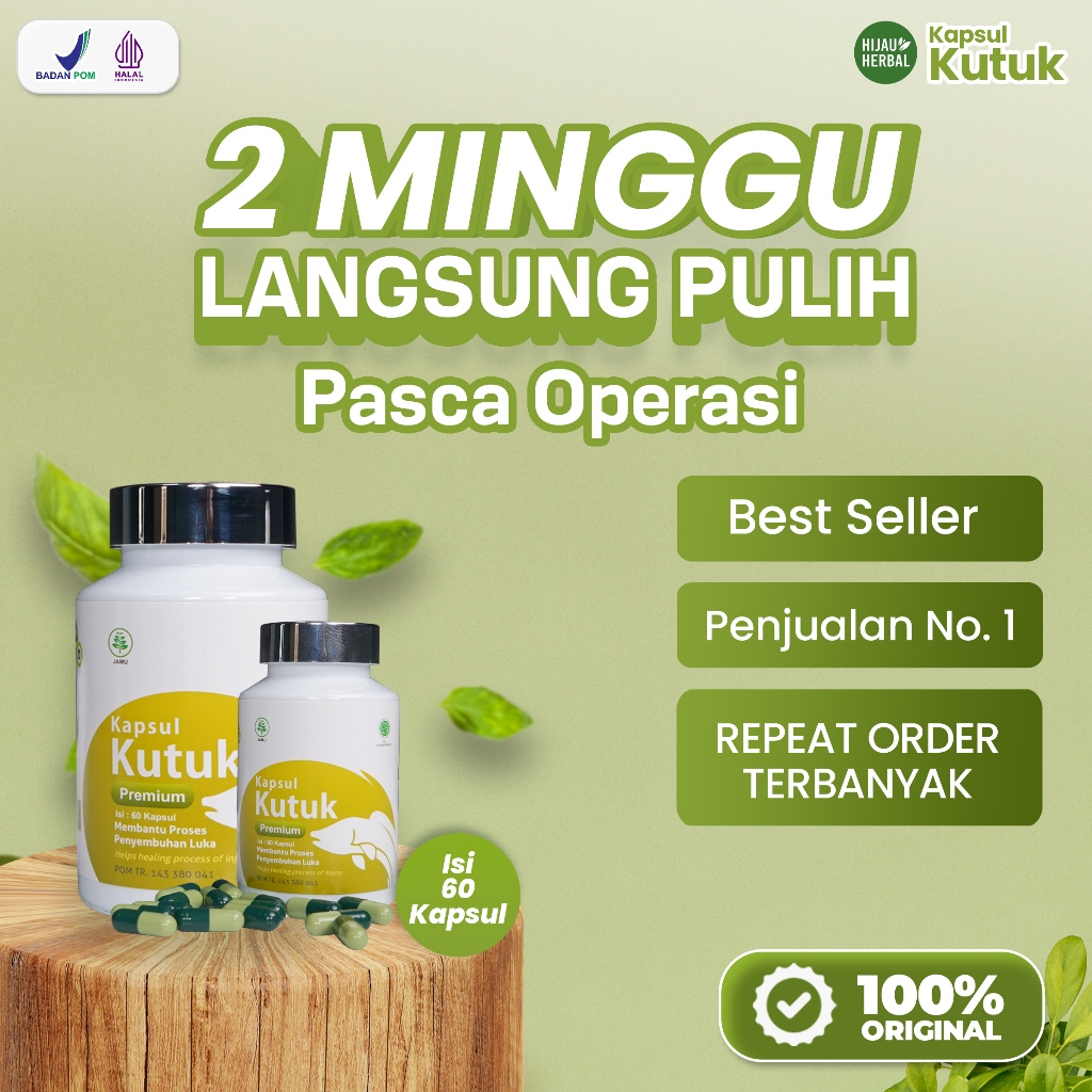 Jual Kapsul Kutuk Premium Albumin Terlaris - Pengering Penyembuhan Luka ...
