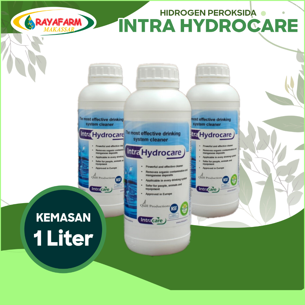 Jual Hidrogen Peroksida H2O2 Intra Hydrocare – 1 Liter | Shopee Indonesia