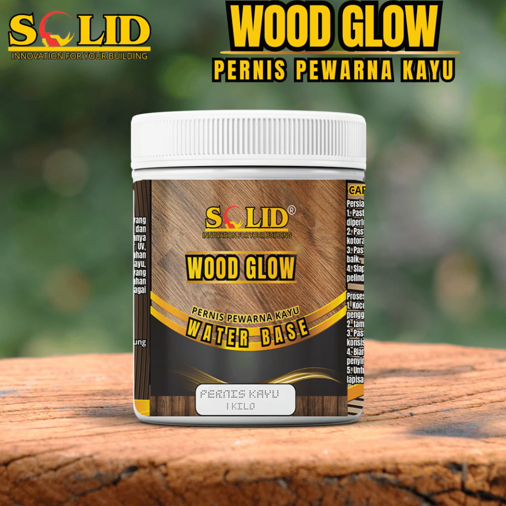 Jual Politur Kayu Water Base - Solid Paint- Wood Glow 1 KILO | Shopee ...