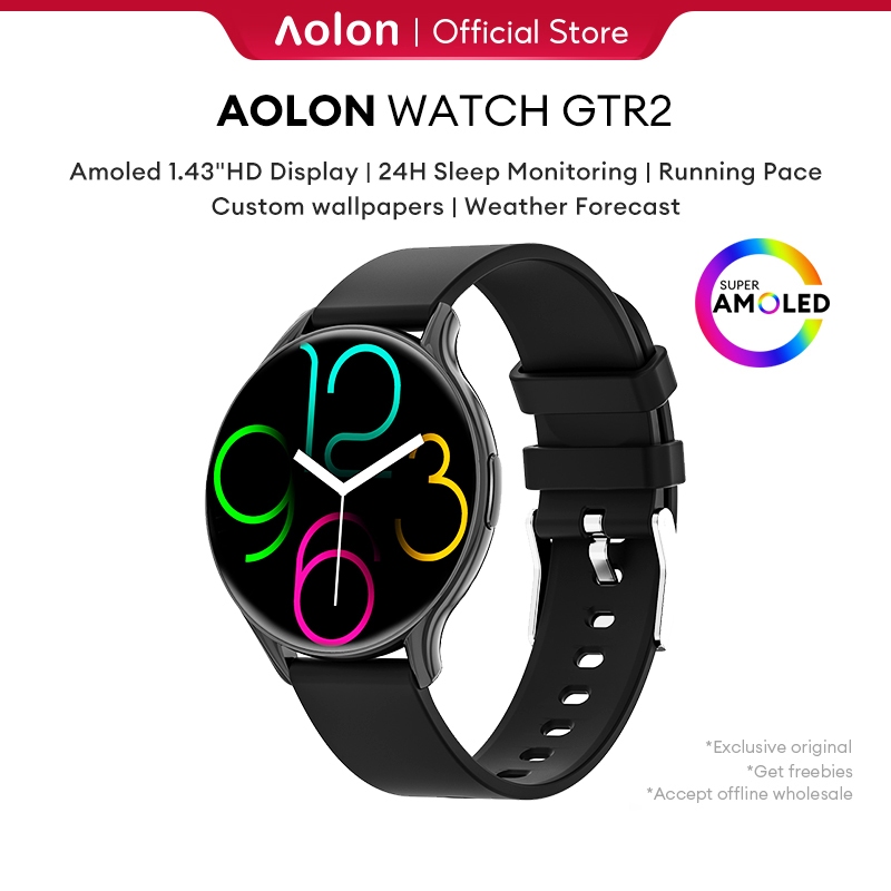 Jual Aolon GTR2 Smart Watch | Amoled Screen | AOD | Bluetooth Call ...
