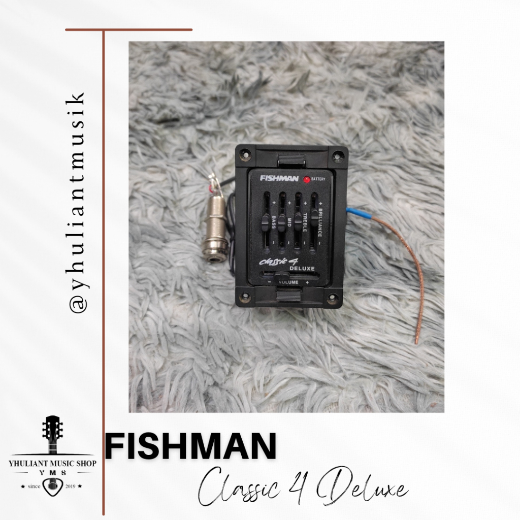 Jual Fishman Classic 4 Deluxe Equalizer Preamp On Board Acoustic Guitar ...