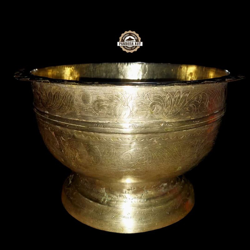Jual Bokor ukir kuningan lawas ( B440 ) | Shopee Indonesia