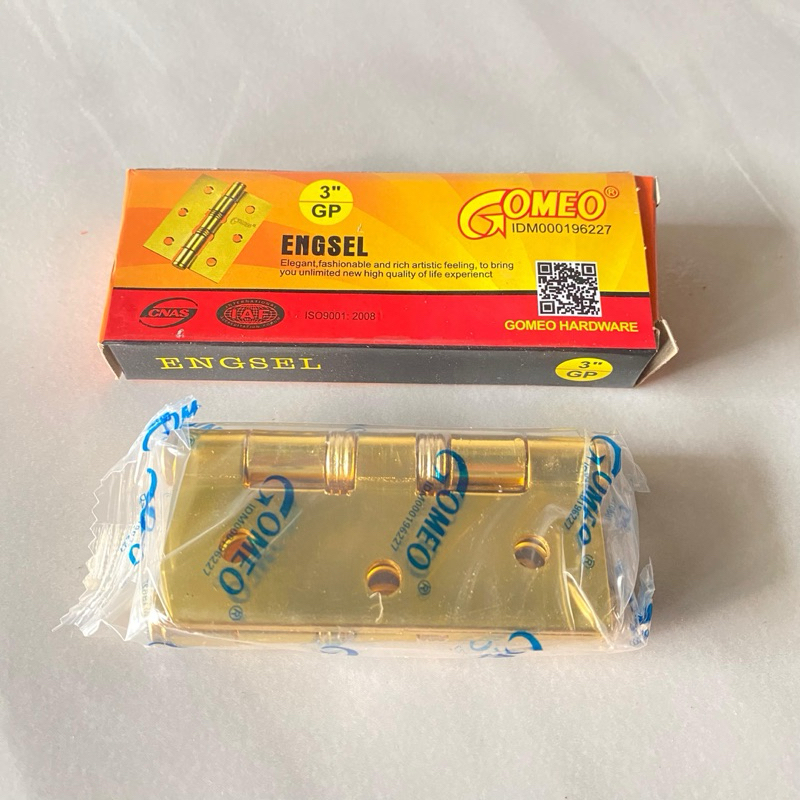 Jual Gomeo Engsel Pintu Rumah Kamar Mandi Jendela Kayu Ensel Tebal 3 ...