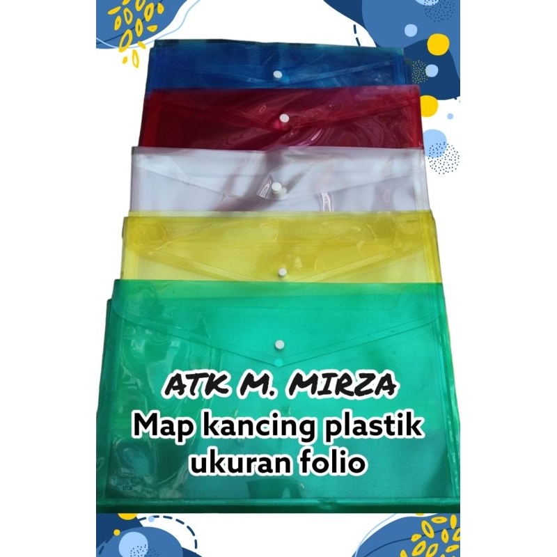 Jual Map kancing plastik/Map tali plastik ukuran folio | Shopee Indonesia