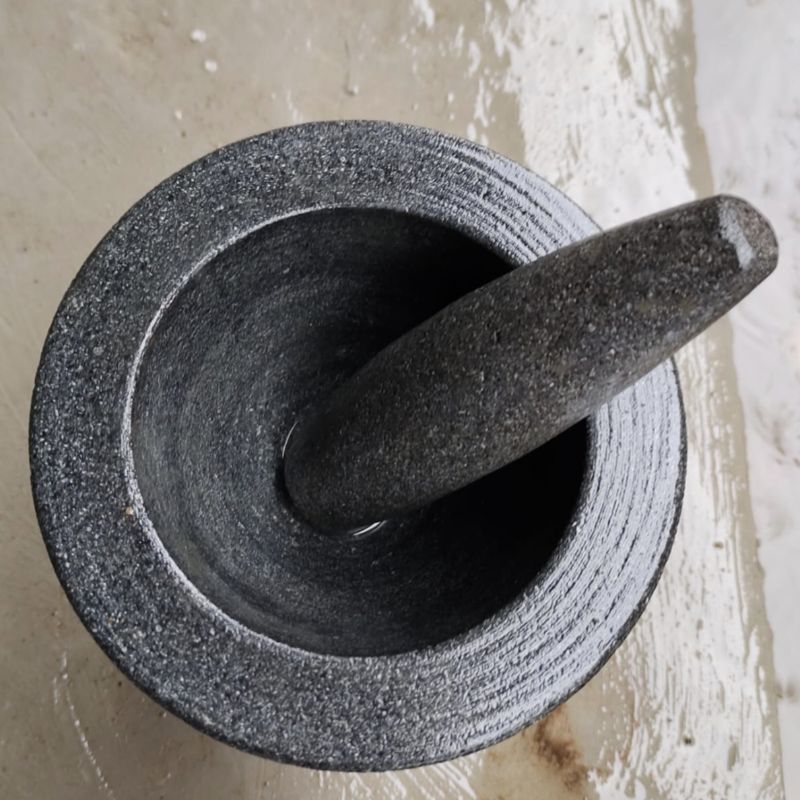 Jual LUMPANG 14 CM BATU ALAM ASLI GARANSI FREE TUMBUK | Shopee Indonesia