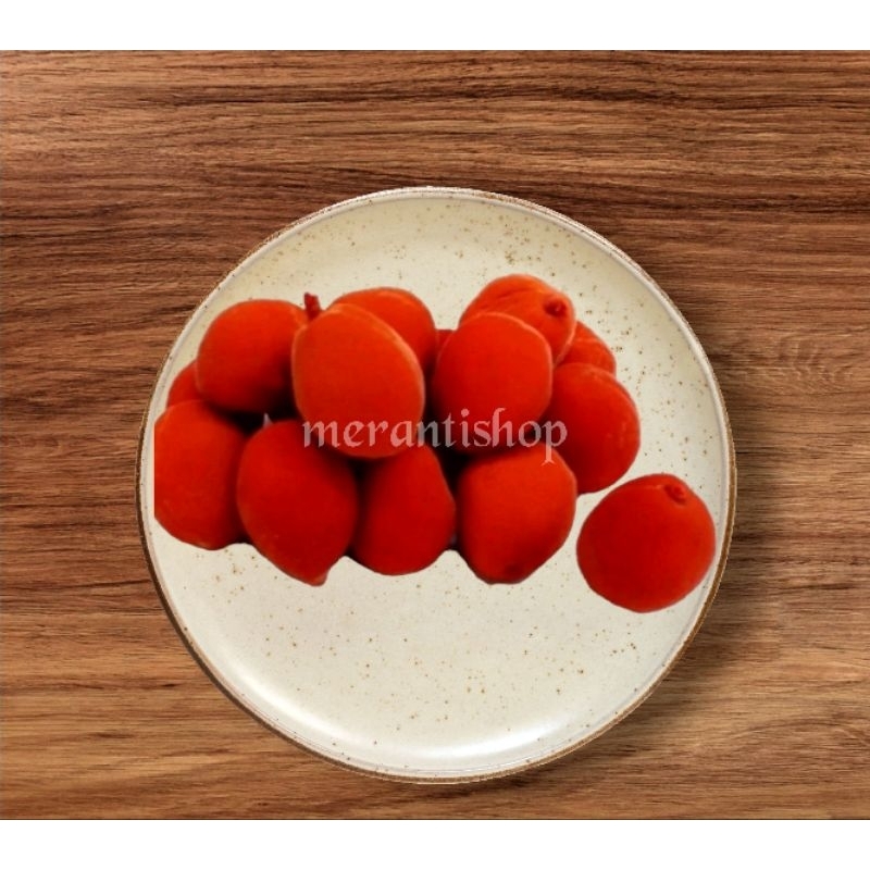 Jual Preserved Fruit / Peach Merah / Ang Tho / Ang Tou Manisan 500gram ...