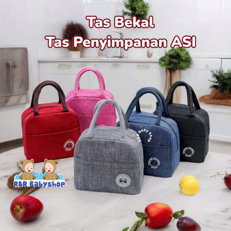 Jual Tas Bekal / Tas Penyimpanan ASI Perah/ Cooler Bag ASI / Storage bag asi / tas bekal anak ...