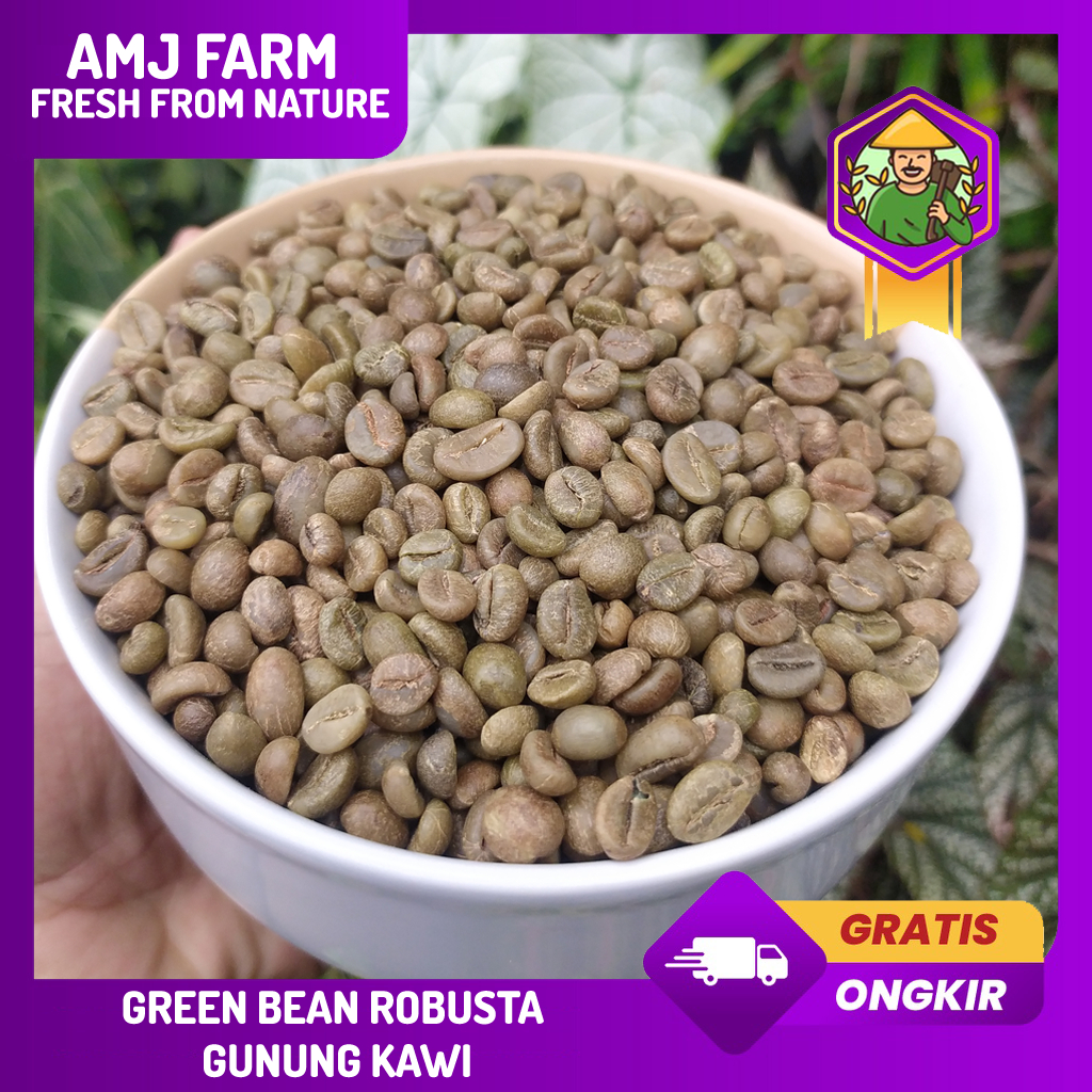 Jual PREMIUM QUALITY 1 Kg Green Bean Kopi Robusta Gunung Kawi / Kopi ...