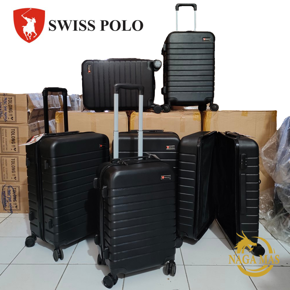 Jual Koper Fiber Promo SWISS POLO 6905-32 Ukuran 20 inch bisa masuk ...
