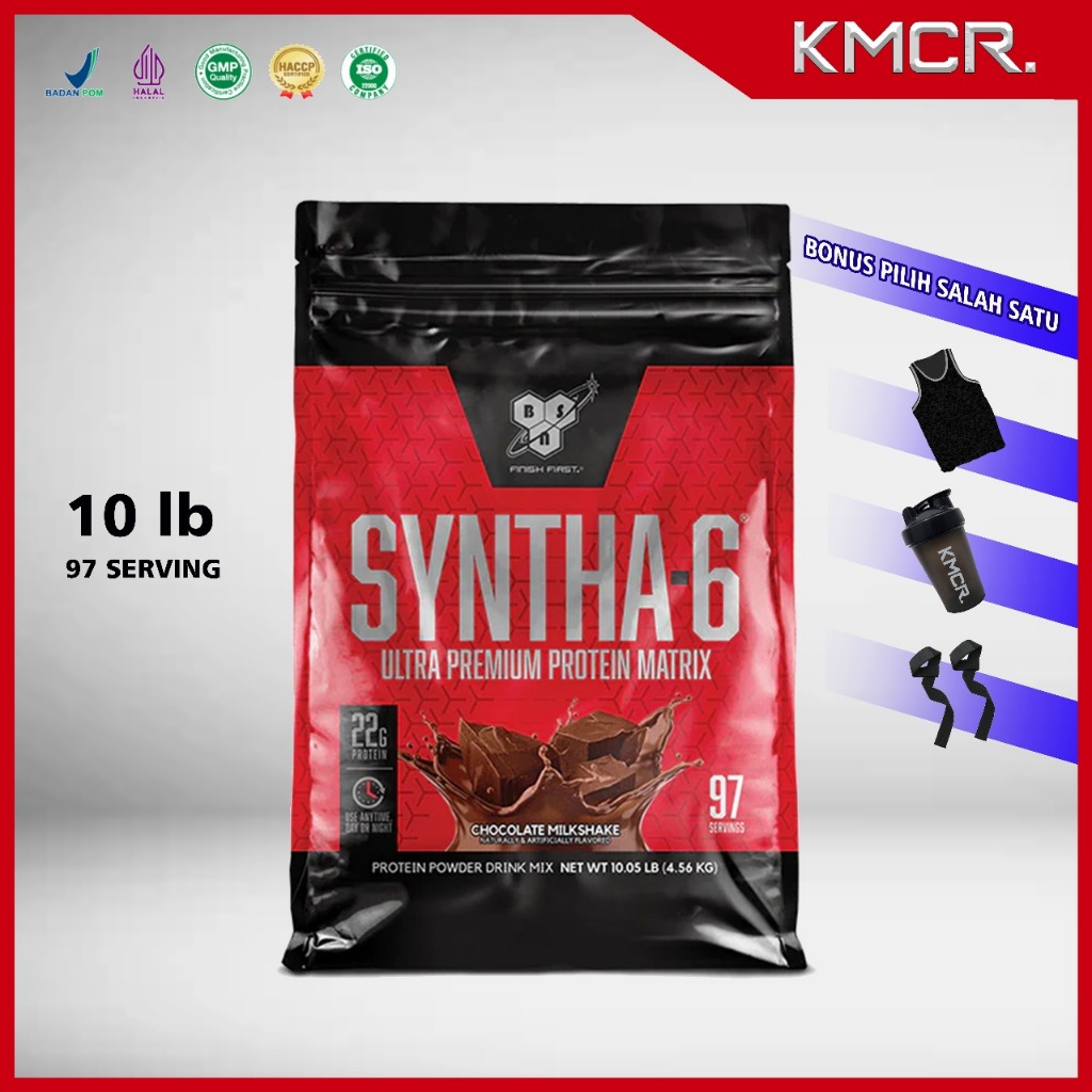 Jual BSN Syntha -6 Protein 10 Lb (4,50 kg) Whey Protein Fitness Gym ...