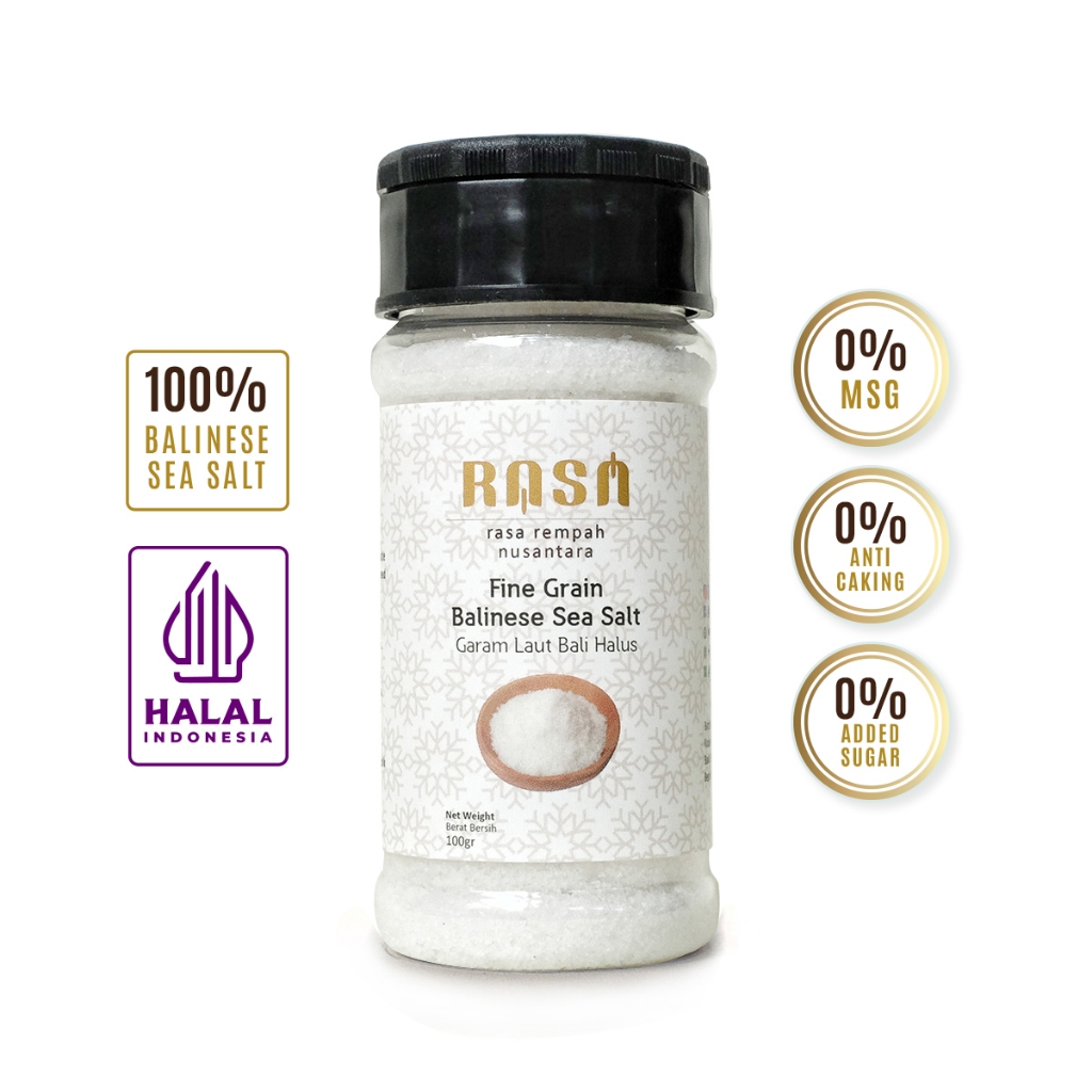 Jual RASA - Fine Grain Balinese Sea Salt / Garam Laut Bali Halus ...
