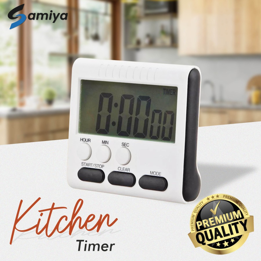 Jual digital kitchen timer cooking alarm / timer masak dapur digital ...