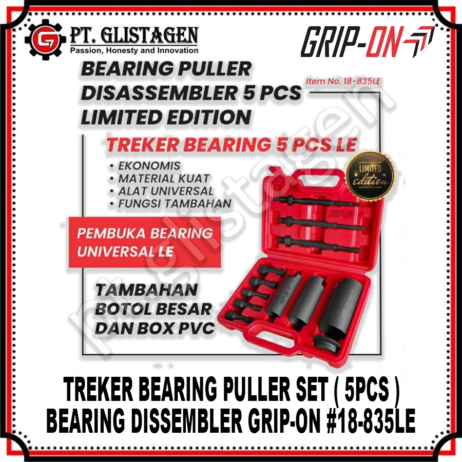 Jual GRIP ON 18-835LE Treker Bearing Puller 5pcs Bearing Disassembler ...