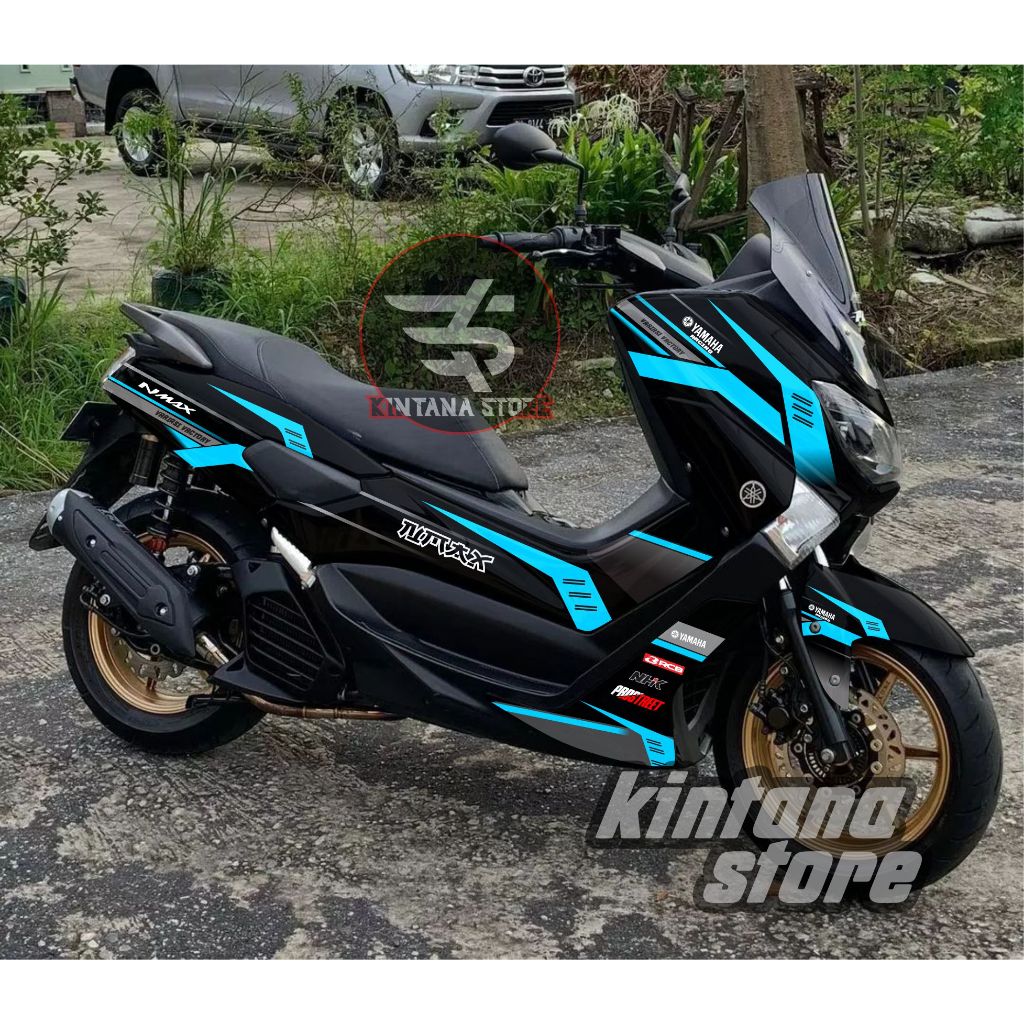 Jual Stiker Decal Nmax Old Full Body motif nmax grafis keren Merah ...