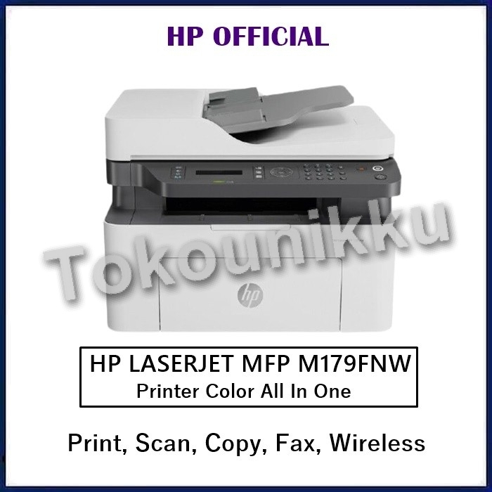 Jual HP LaserJet MFP M179FNW Wireless Color Printer Laser All In One ...
