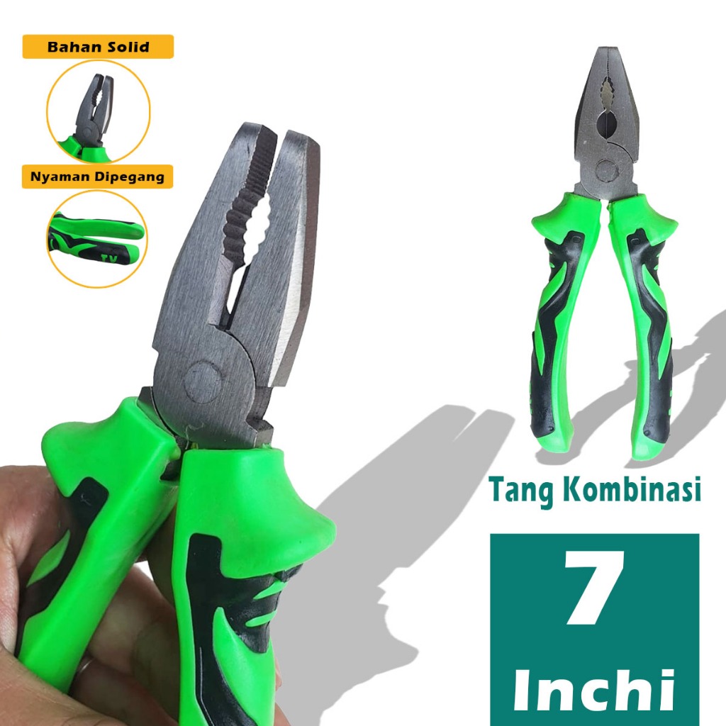 Jual Tang Kombinasi 7 inch Tang Gagang Anti Slip - Tang Kombinasi Freed ...