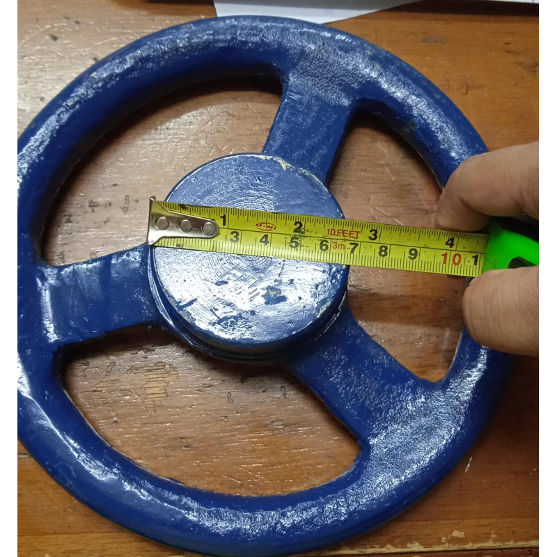 Jual PULLY STIR ANCURAN 8 inch BESI COR ( PULLEY PULI HANDLE KEMUDI ...