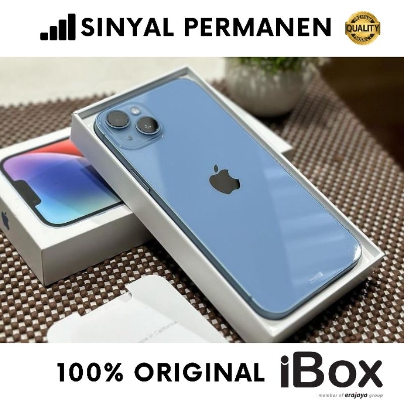Jual IPHONE 14 PLUS IBOX 256 GB & 128 GB SECOND GARANSI RESMI | Shopee ...