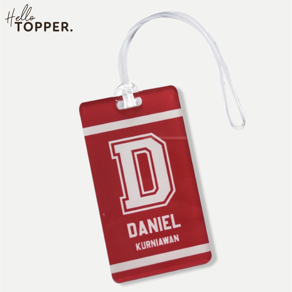Jual Custom Nama Acrylic Bag Tag Akrilik Luggage Tag Gantungan Koper ...