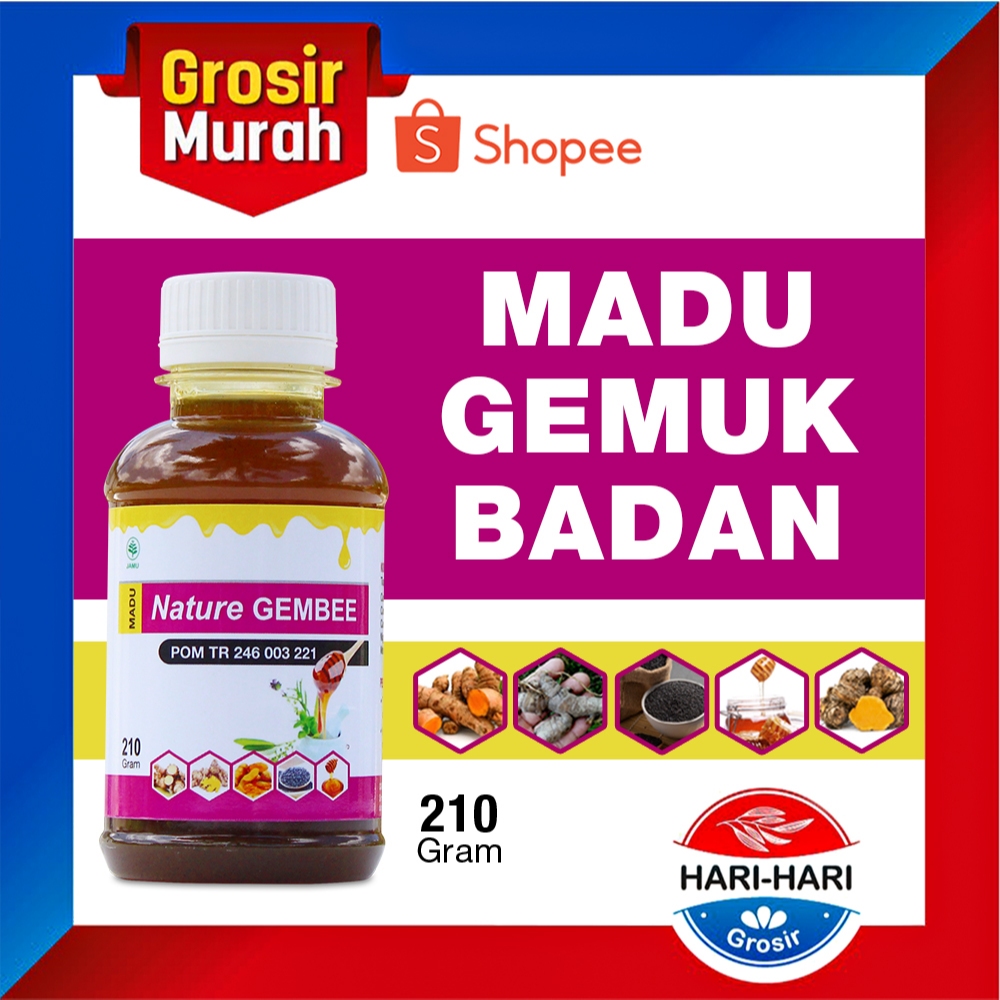 Jual NATURE GEMBEE MADU PENGGEMUK BADAN VIRAL OBAT GEMUK PERMANEN DALAM ...