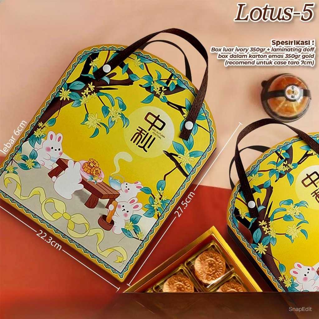 Jual Box Mooncake Lotus 5 | Dus Mooncake | Kotak Kue Bulan | Mooncake ...