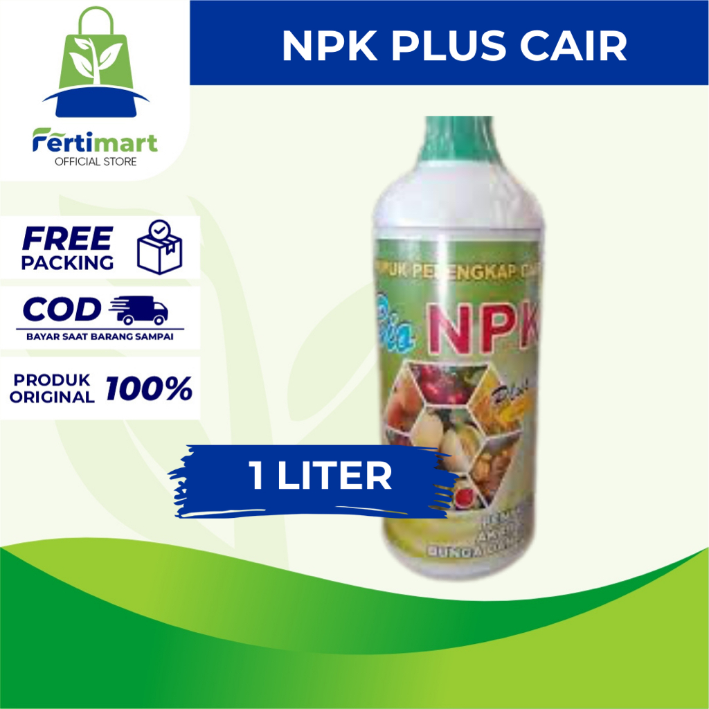 Jual Fertimart - NPK PLUS Cair 1 Liter Pupuk Daun Suplemen Penyubur Akar Daun Bunga Semua ...