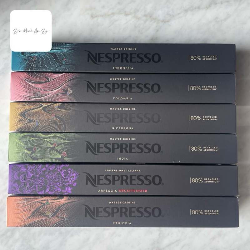 Jual 12 12 SALE Nespresso coffee 10 capsules original master origin ...