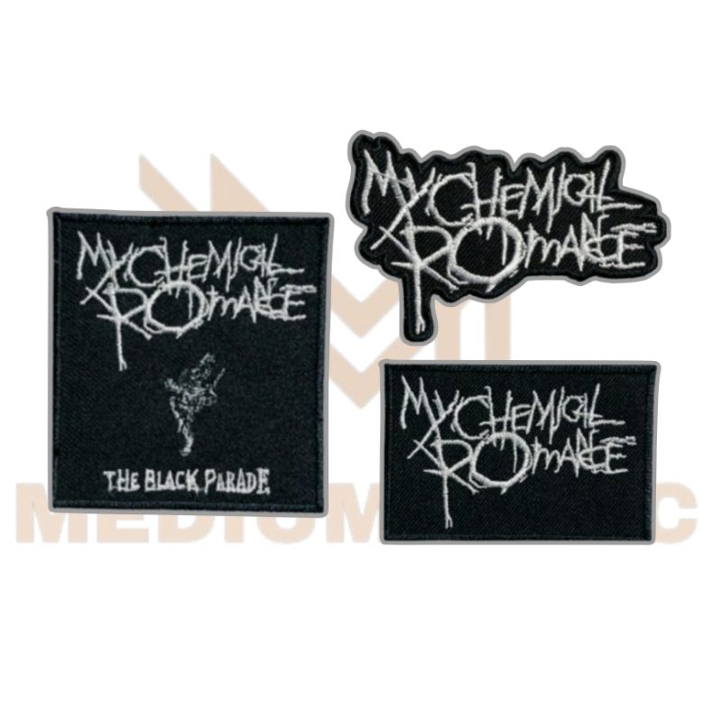 Jual Patch Bordir Jahit Logo Band MCR Emblem Iron Patch Aksesoris ...